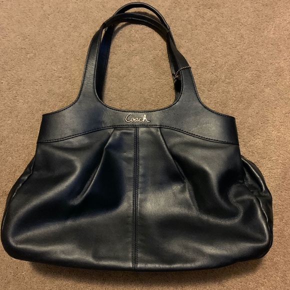 Coach | Bags | Coach Lexi Leather Graphite Handbag | Poshmark